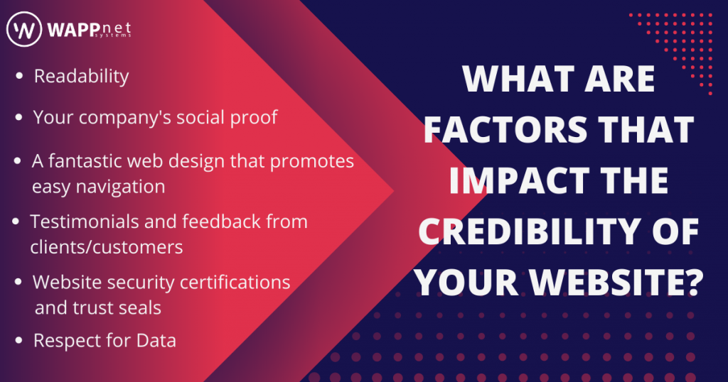 What are Factors that Impact the Credibility of Your Website?
